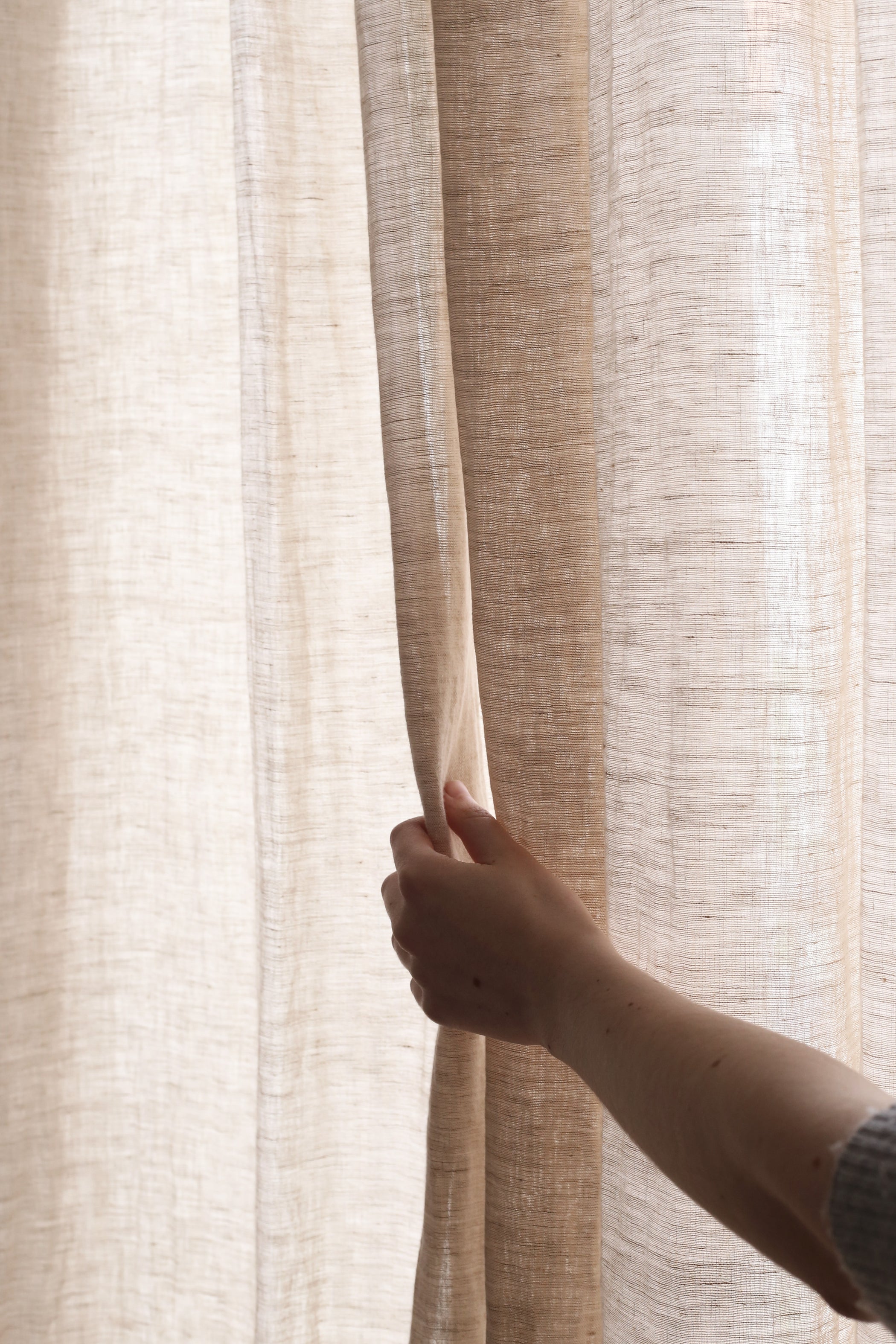 Linnen gordijnen - gratis stalen - 100% duurzaam linnen - By Mölle