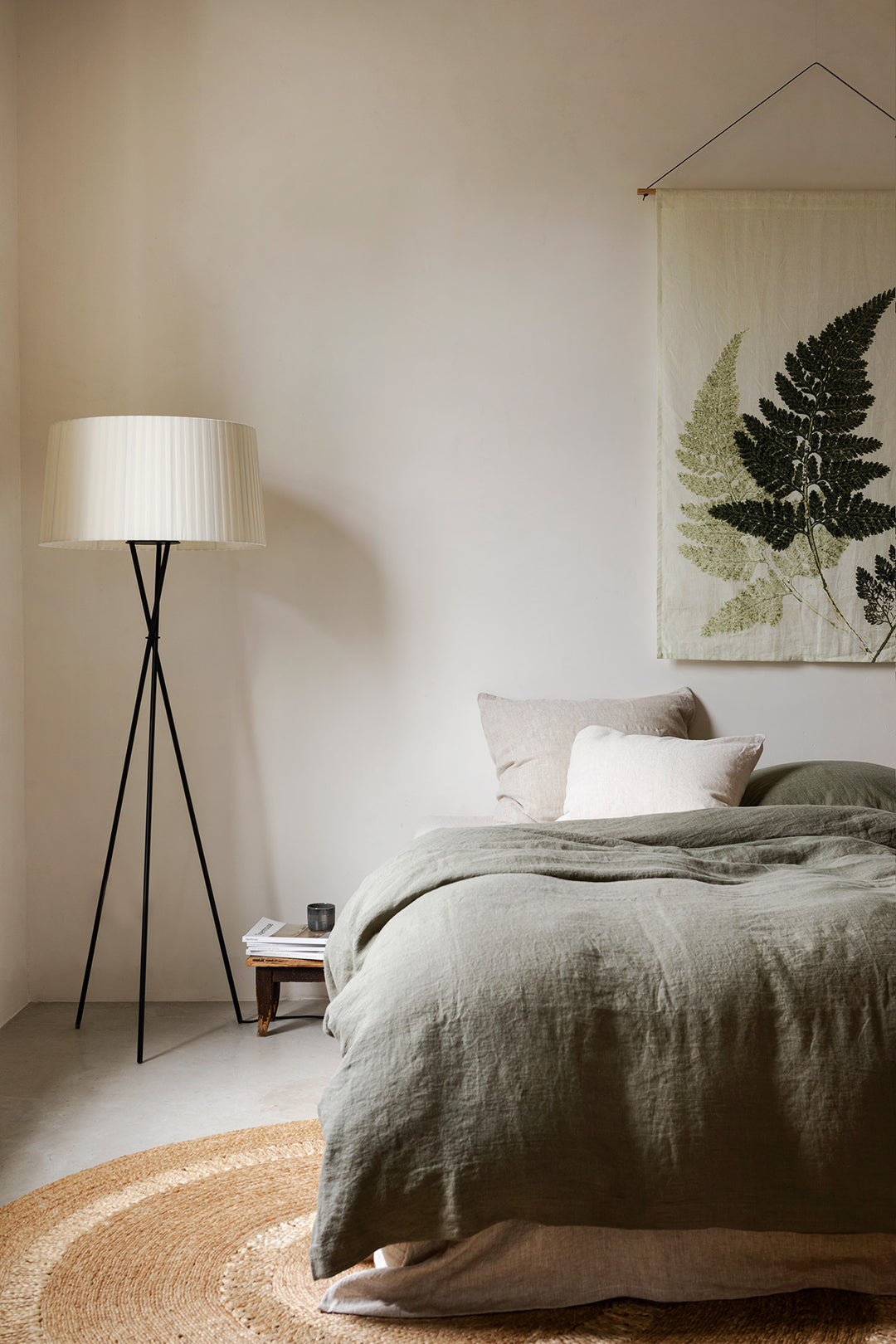 How to style olive linen bedding – By Mölle