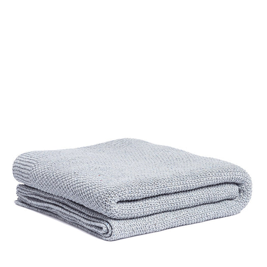 Recycled denim throw soft blue | By Mölle