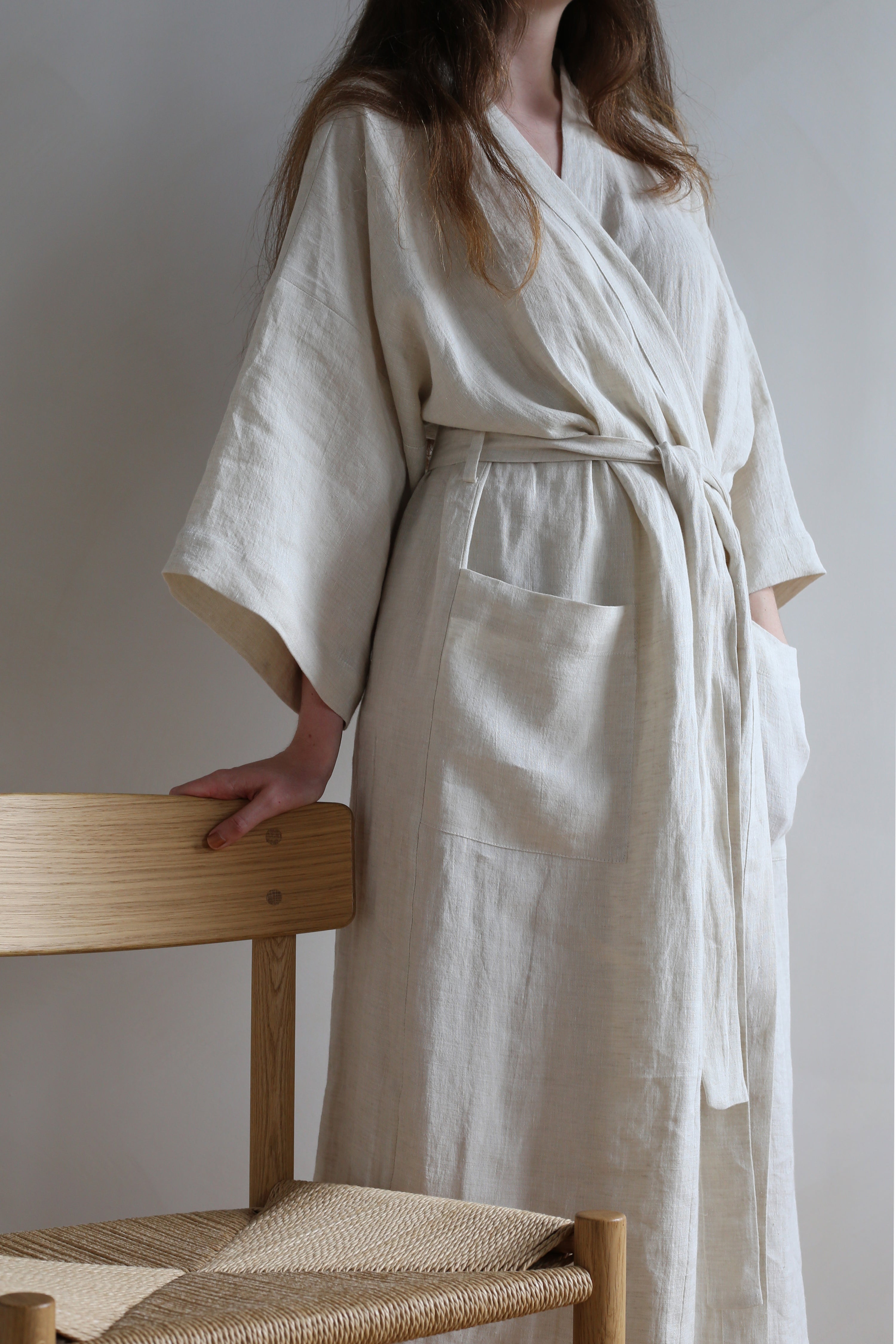 Handmade linen kimono | By Mölle